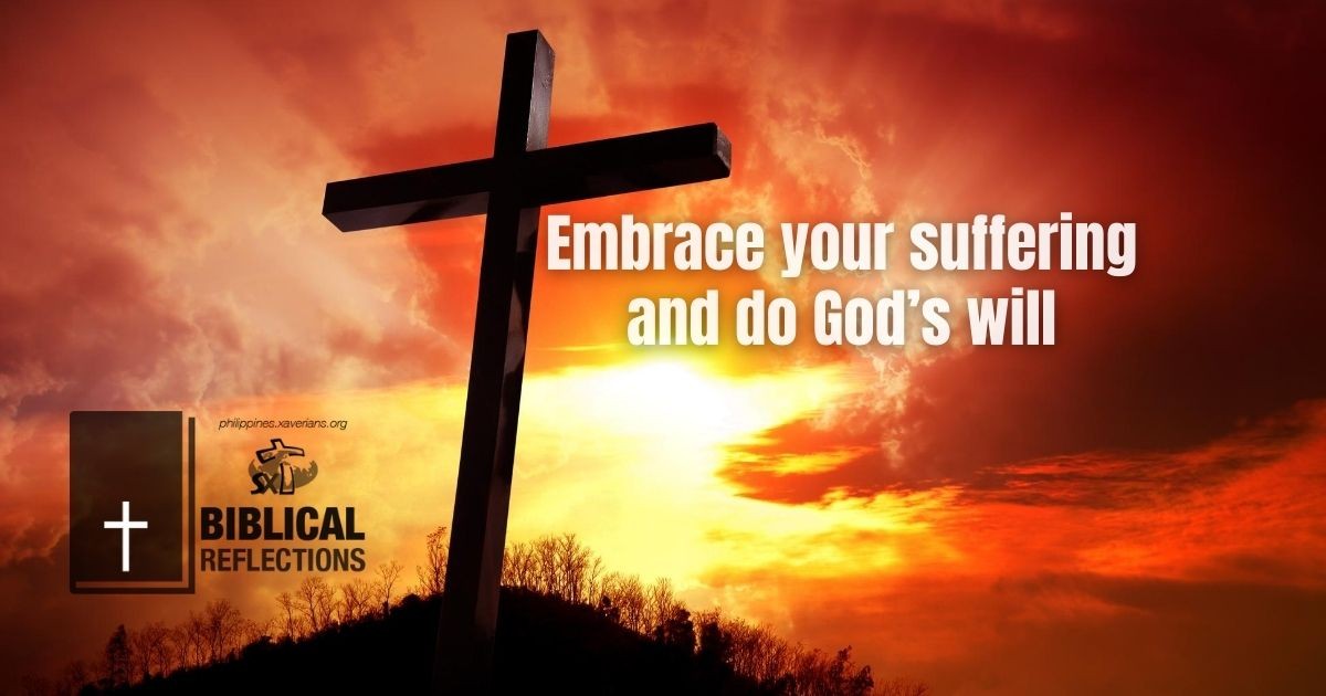 Embrace your suffering and do God’s will