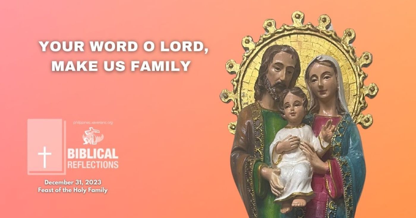 Your Word o Lord, make us Family